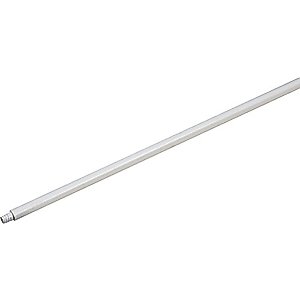 SPARTA 4023200 Plastic Mop Handle, Broom Handle, Replacement Handle With Threaded Tip For Cleaning, 60 Inches, White