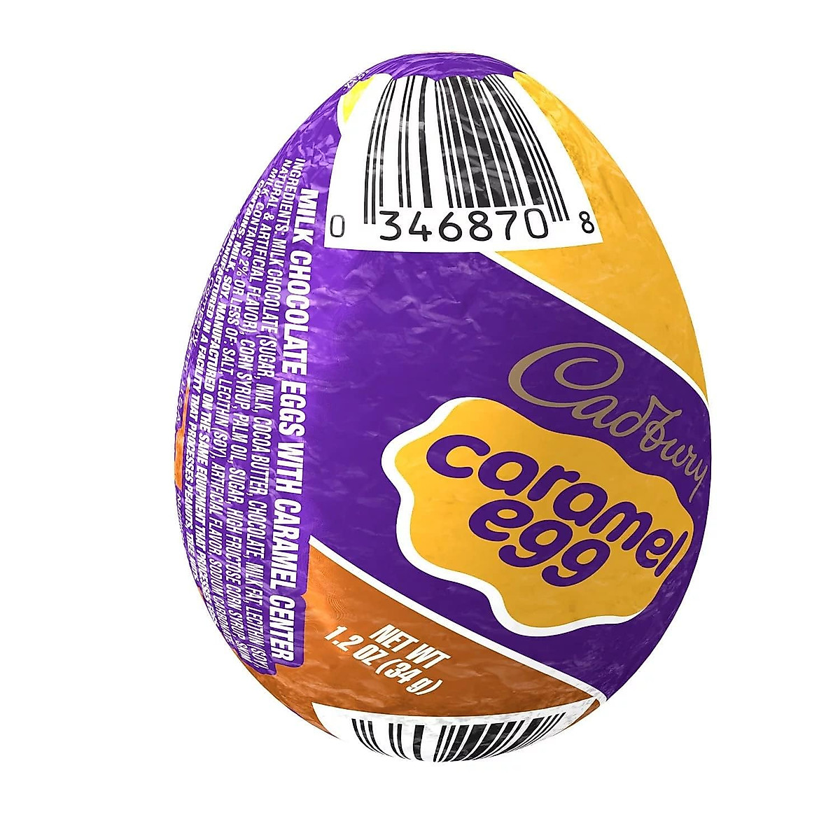Cadbury Caramel Eggs - 24 individually Wrapped Caramel Cadbury Easter Eggs - Bulk Cadbury Eggs Easter Candy - 1.2 oz Cadbury Eggs Caramel Filled - 24 Pack