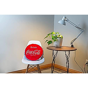 Drink Coca-Cola Bottle Cap 16 Inch Plush Polyester Embroidered Pillow