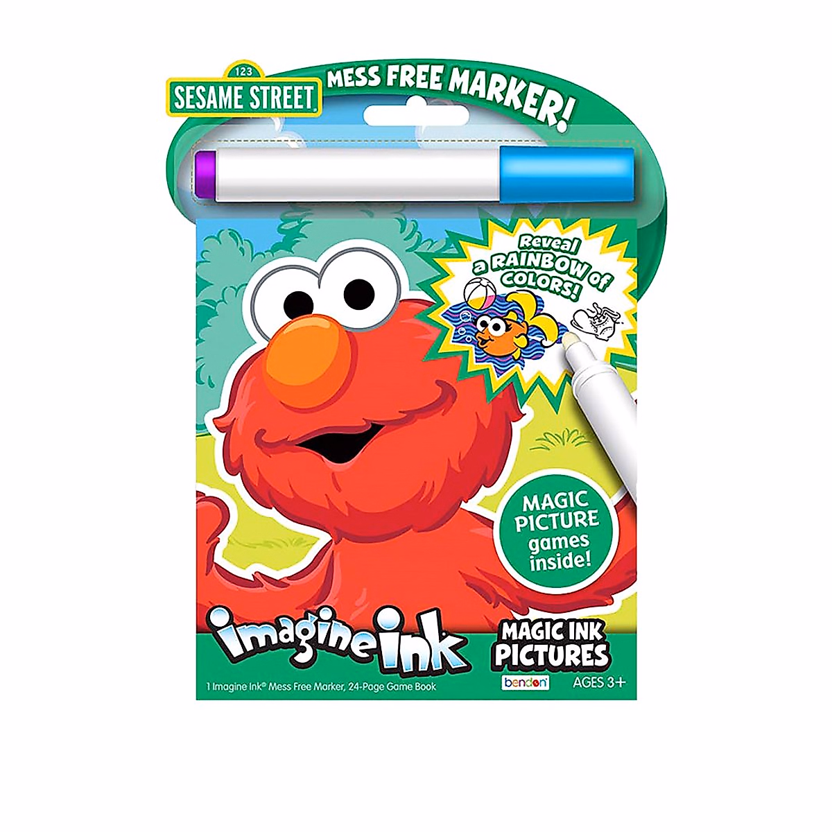Bendon Sesame Street Imagine Ink Book with Mess Free Marker
