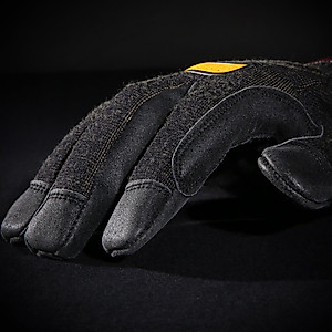 Ironclad HEATWORX REINFORCED; Heat and Cut Resistant Gloves, Palm Heat Protection Rated up to 450°F, (1 Pair), Black