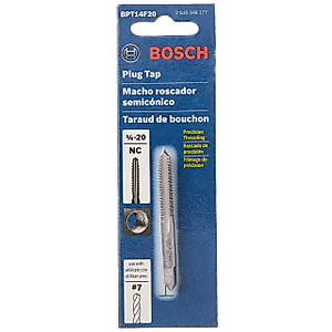 BOSCH BPT14F20 1/4 In. - 20 High-Carbon Steel Fractional Plug Tap