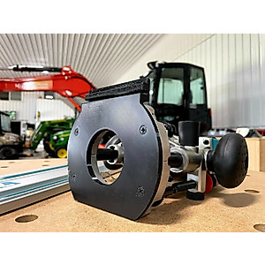 ToolCurve Guide Rail Adapter Compatible with Makita Plunge Trim Router - Made in USA