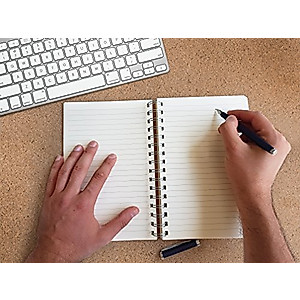 le vent A5 Spiral Dot & Lined Journals - 200 Creamy Pages - High-Quality 100gsm Paper - Durable Hardcover (5" x 8.25") - Perfect for Bullet Journaling, Planning, and Note-Taking - Designed by Artists