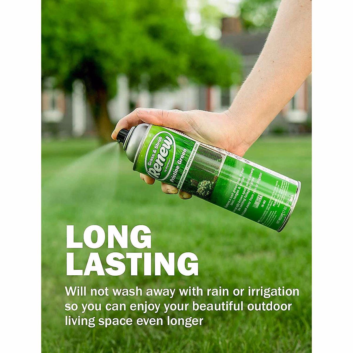 Seymour Grass and Shrub Renew Spray Paint and EnviroColor 4Evergreen Grass & Turf Paint