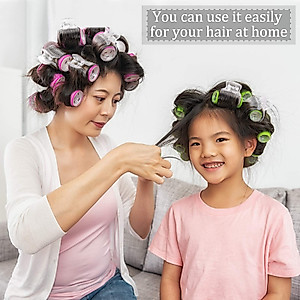 Syhood 12 Piece Hot Roller Clips for Women Girls Hair Curler Claw Clips Replacement Roller Clips Transparent (6 x 5 x 4 cm or 2.36 x 1.97 x 1.57 inch)