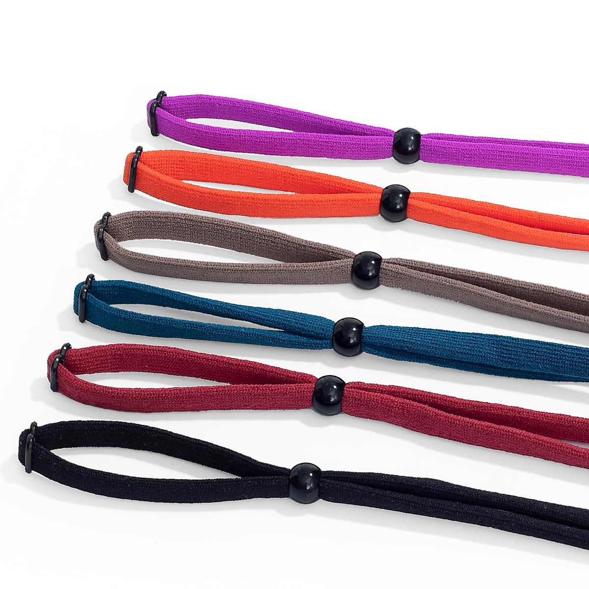 VOOGLASS Glasses Strap(6 PCS) Sports Eyeglass Strap,Adjustable Sunglasses Lanyard Neck Holders Cord Retainer for Men Women