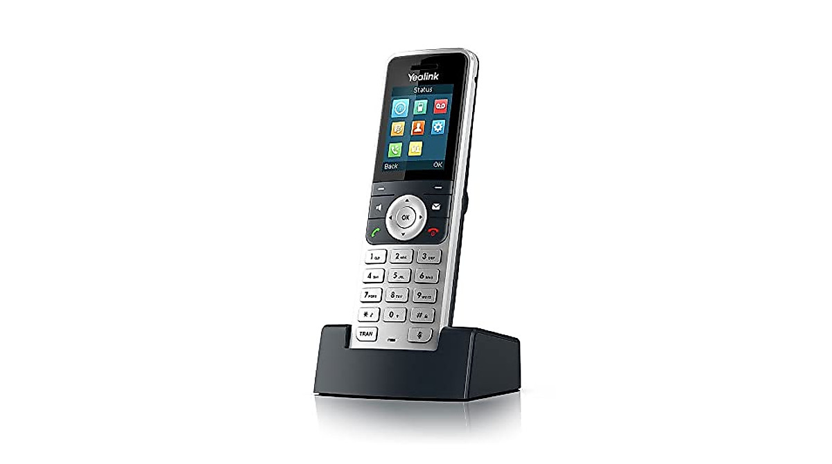 Yealink W53H Cordless DECT IP Phone, Base Station Not Included, 1.8 ...