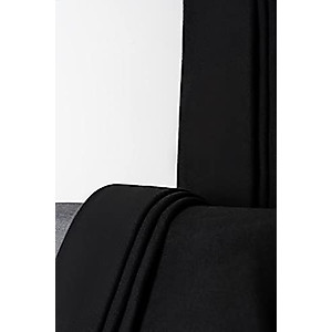 SeaBeauty Cozy Fleece Blanket Bulk-（Pack of 6） Comfortable Fleece Throw Blanket Suitable for Home Bed Sofa Office Camping and Pet-Friendly Warm and Breathable Black, Pack of 6-50 x 60 Inch