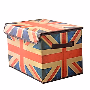 TOYANDONA Quilt Storage Containers 1pc Box Vintage Storage Box Fabric Garbage Can Make up Comforter Container