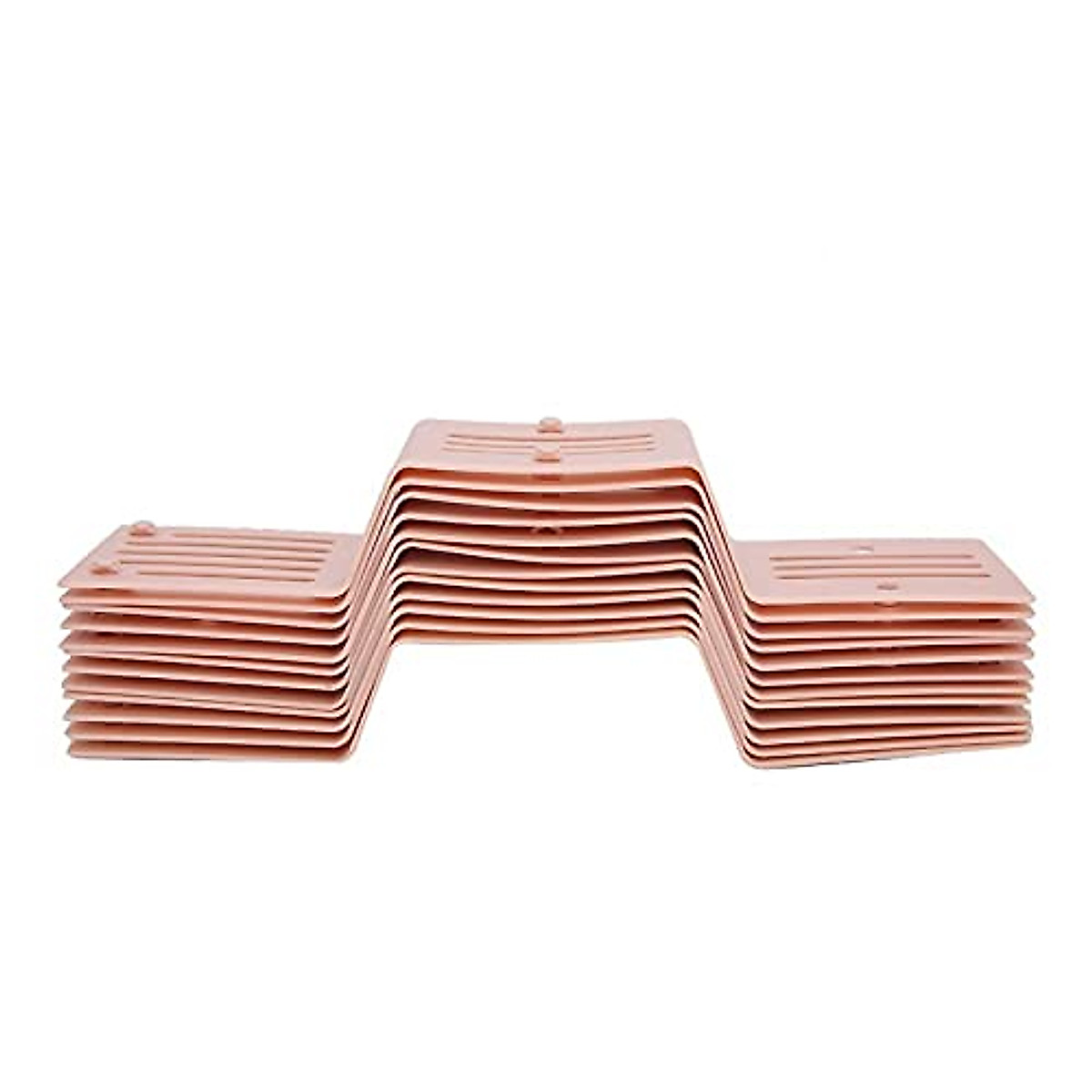 Oumefar 12pcs Drawer Dividers Organizer, Underwear Drawer Tool Drawer Divider Adjustable Honeycomb Closet Organizer Drawer Dividers(Pink)