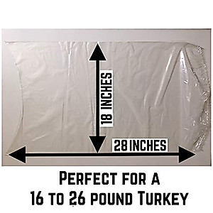 Turkey Shrink Bags 18" X 28" (10) Made in the USA