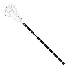 STX Lacrosse Crux Pro Complete Stick with Crux Mesh 2.0 Pocket and Comp-10 Handle, White