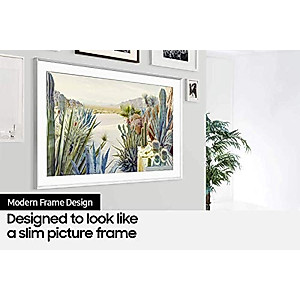 SAMSUNG QN85LS03AAFXZA 85" The Frame UHD HDR QLED 4K Smart TV with an Additional 1 Year Coverage by Epic Protect (2021)