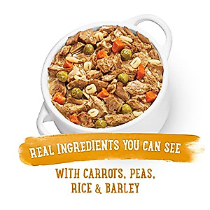 Purina Beneful High Protein Wet Dog Food With Gravy, Prepared Meals Chicken Stew - (8) 10 oz. Tubs