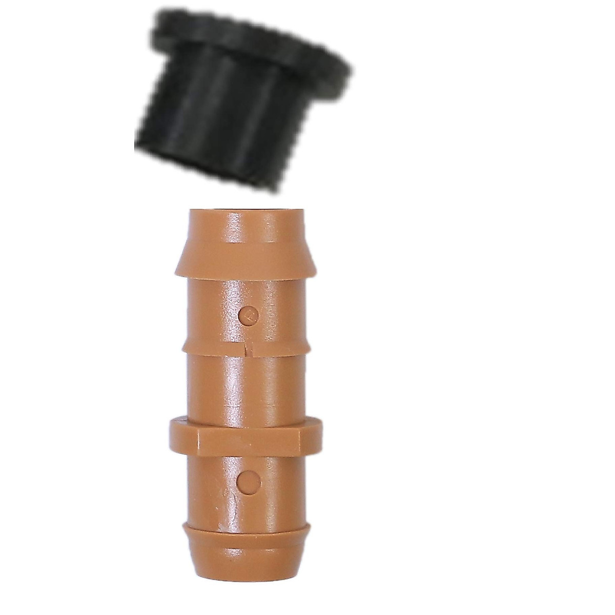 APT 1/2 Inch Drip Irrigation Fittings. 27 Count Full Irrigation System Connectors. Set of Faucet Adapter, Elbow, Transfer, Tee, End Plug, Cross and Gourmet. Also fits 17 MM Hose.