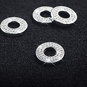 JALII Bling car Accessories para cerradura de puerta Interior de coche para Mercedes Benz Clase C C200 C300 Clase E E200 300 GLC 200 260 300 accesorios de coche