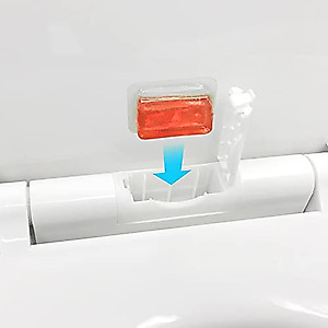 Clorox Stay Fresh Pods - Tropic Breeze Air Freshener and Odor Eliminator for Stay Fresh Toilet Seat, Orange, 4-Piece