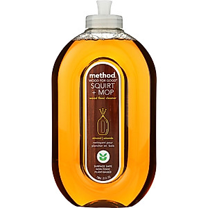 Method Almond Squirt + Mop Wood Floor Cleaner 25 oz. (Pack of 6)