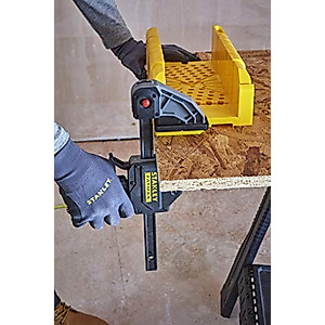 Stanley 1-20-600 Saw Storage Miter Box with Saw, Black