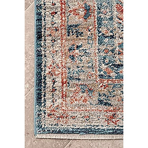 nuLOOM Derya Persian Vintage Area Rug, 4' x 6', Blue