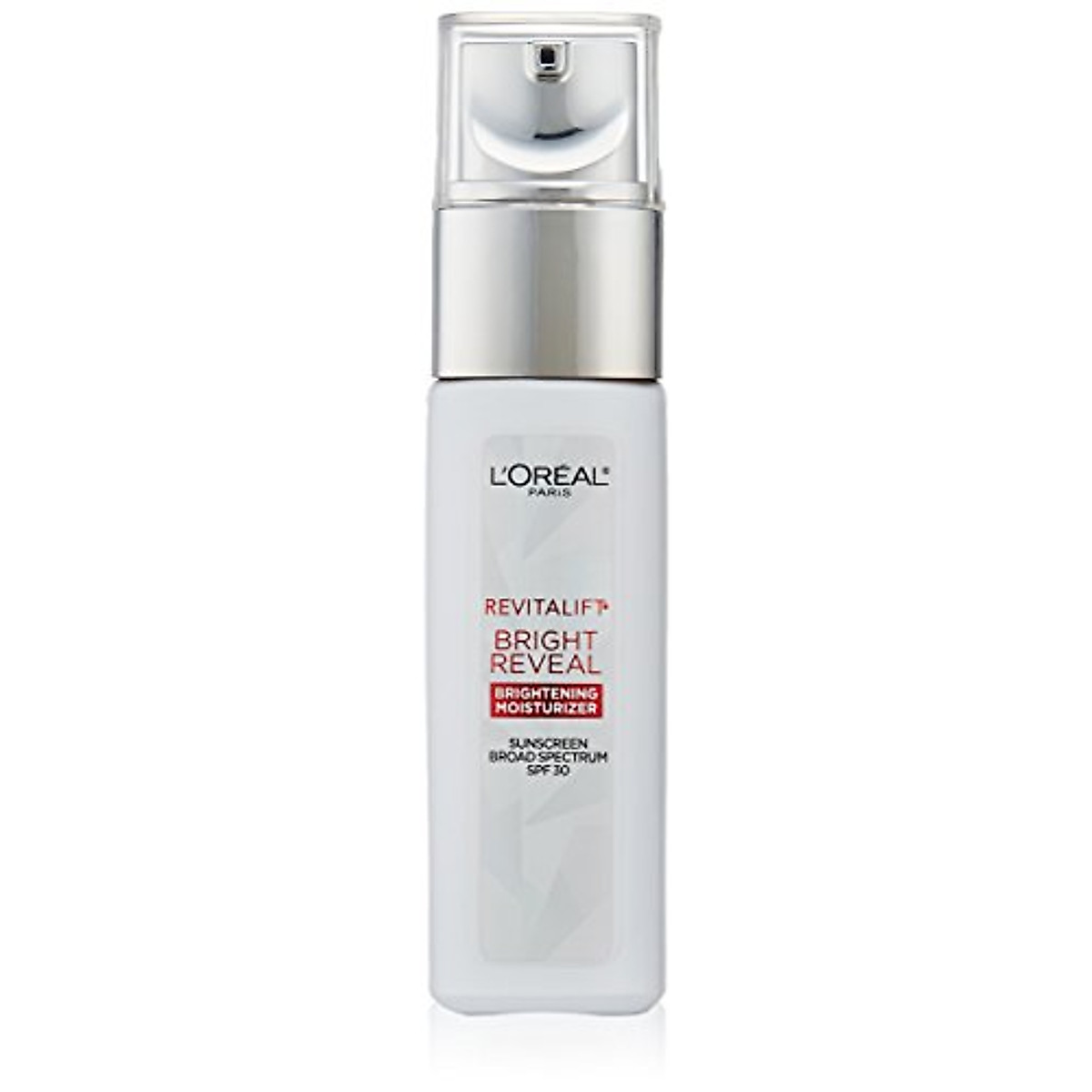 L'Oreal Paris Skincare Revitalift Bright Reveal Anti-Aging Day Cream SPF 30 Sunscreen with Glycolic Acid, Vitamin C & Pro-Retinol to Reduce Wrinkles & Brighten Skin, 1 fl. oz.
