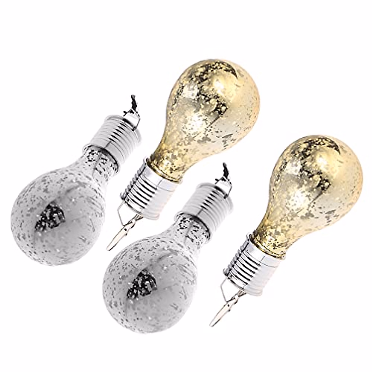 SOLUSTRE Outdoor String Lights Outdoor String Lights Led Bulb 4pcs Garden Light Outdoor Garden Home Hanging Decoration Solar Light Bulbs Golden Globe Light Bulbs Led Bulbs Led Bulbs