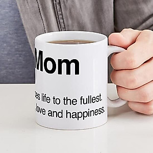 CafePress Hippie Mom Mug Ceramic Coffee Mug, Tea Cup 11 oz