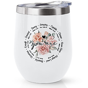 Jevuta Christian Gifts For Women Faith, Religious Gifts for Women, Bible Verse Gift, Christmas Inspirational Gifts For Mom, Spiritual Gifts for Women, Pastor Appreciation Gifts Tumbler(12oz)