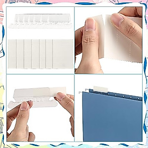 Yaomiao 24 Pack Hanging File Folders Letter Size Expanding File Folders with 1 Inch Expansion Hanging File Folders for Filing Needs(Multicolor)