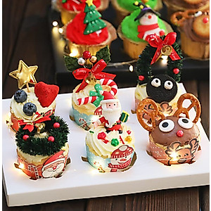 Christmas Candy Eyeballs Eyes Cake Cupcake Toppers 120g/ 4.2oz Cookie Decorations Edible Dessert Sprinkles for Christmas Cake Cupcakes Decoration