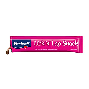 Lick 'n' Lap Snack with Salmon Cat Treat, Value-Pack 40pk