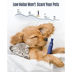 Dog Paw Trimmer , 2-Speed Small Dog Clippers for Face, Ear, Pet Grooming Tool for Cats Rabbits