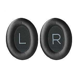 Premium Replacement Ear-Pads Ear-Cushions for Bose QuietComfort QC 45 35 35-ii, Replacement Cover Parts for QC-45 QC-35 QC-35ii Headphones (Black)