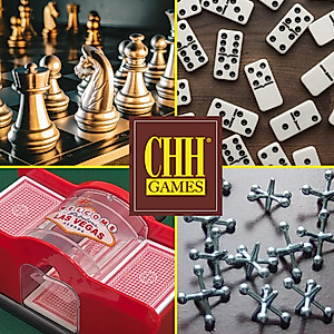 2 Deck Hand Crank "Welcome To Las Vegas" Card Shuffler, Red & Black