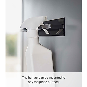 Yamazaki Home Magnetic Kitchen Hanger Steel | Towel Holder, One Size, Black