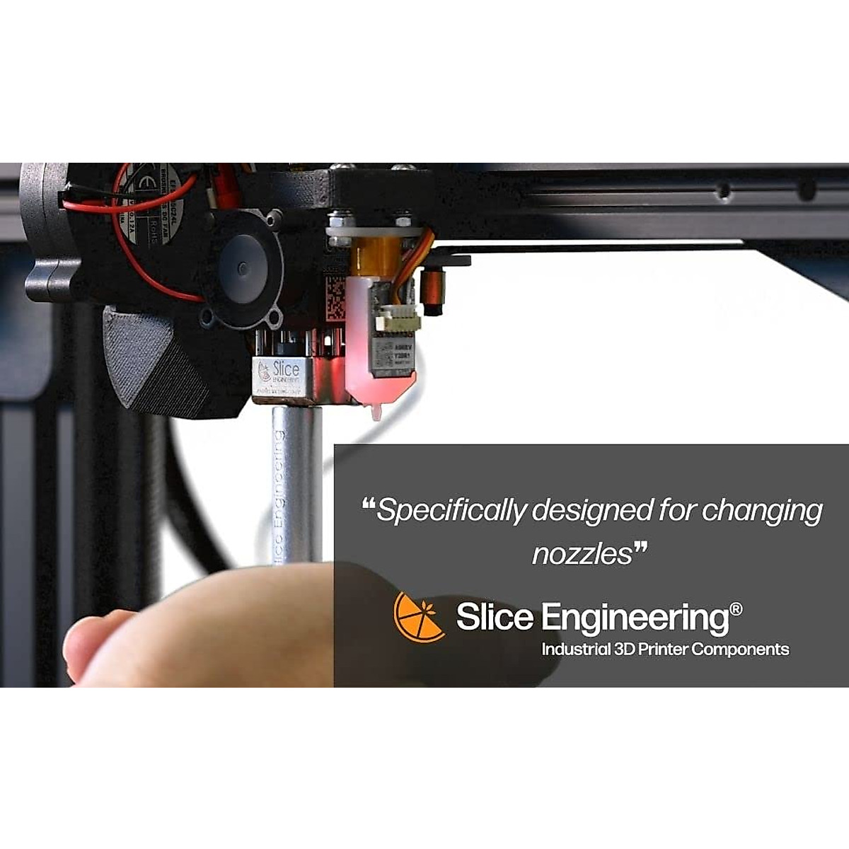 Slice Engineering Nozzle Torque Wrench: 1.5 Nm Simplifies Nozzle Changes | Hassle-Free Nozzle Swaps | Correctly Seals Nozzle Onto The Hot Block | One-Handed Nozzle Changes with Mosquito Hotends