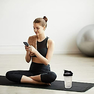 D.Y.A Shaker Bottle with Shaker Balls Leak Proof Drink Shaker Bottle Ideal for Workout Supplements,Protein powder, BPA Free, Nutrition, Portable Fitness Bottle for Fitness Enthusiasts Athletes (400ml,12-OZ)