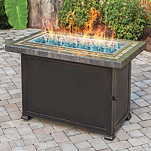 Stanbroil Rectangle 48 Inch Fire Pit H-Burner Pan, 304 Series SS DIY Propane & Gas Firepit for Patio, BTU 185,000 Max