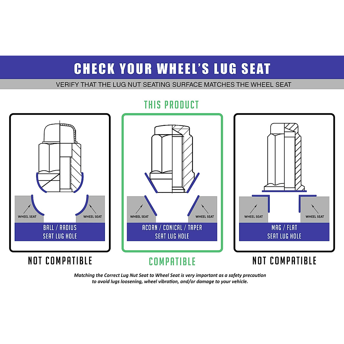 Wheel Accessories Parts 20 Pcs M14x1.5 14x1.5 Thread Bulge Acorn 35mm 1.38" Long Lug Nuts Black 3/4" 19mm Hex Fits 2010+ Chevy Camaro | Dodge Charger Challenger | 2014+ Ford Mustang