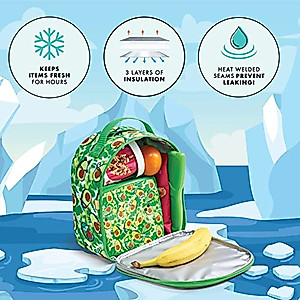 Fit+Fresh Novelty Insulated Lunch Box, Lunch Box - Lunch Bag, Lunch Box for Girls, Lunch Box for Boys, Lunchboxes