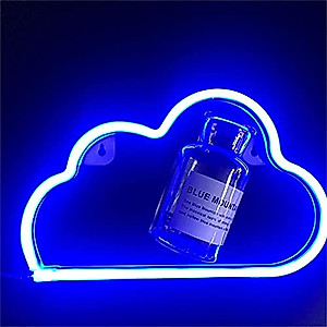 Neon Cloud Light Signs,Led Cloud Night Lights Decor Lights for Kid's Gift, Wall, Birthday Party, Christmas, Wedding Decoration(blue)