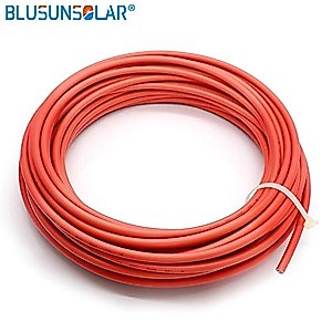 Gimax 60meters/roll 6mm2 solar cable TUV&UL copper Solar cable with tough XLPE insulation 1000V UL Listed - (Color: Black)