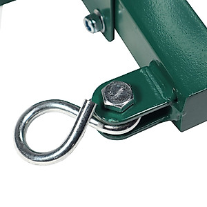 Safe Kidz Glider Swing Set: Complete Kit Combines Back-to-Back Double Swing, Adjustable 18-Inch Swing Set Brackets & Plastic-Coated Steel Swing Chains, Includes Hardware & Full Instructions