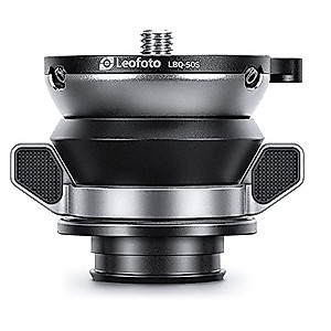 Leofoto LBQ-50S 50mm Leveling Base Half Ball Quick Adjust Leveler Head for Mr Q Ideal for LQ-284C