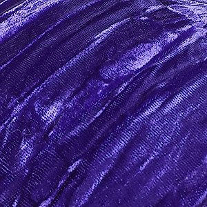 Resonant Energies 3.5 Inch Blue Purple Crushed Velvet Crystal Pillow Sphere or Point Display Stand, CPV55S