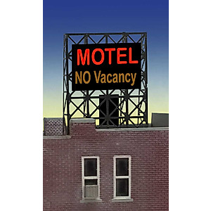 33-8975 N & A Motel No Vacancy Animated neon Billboard by Miller Signs