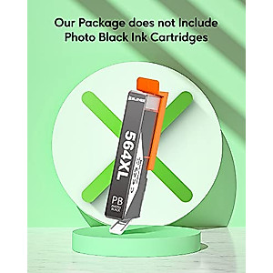 HEWHITE 564XL Compatible 1Black, 1Cyan, 1Magenta, 1Yellow, 4 Pack