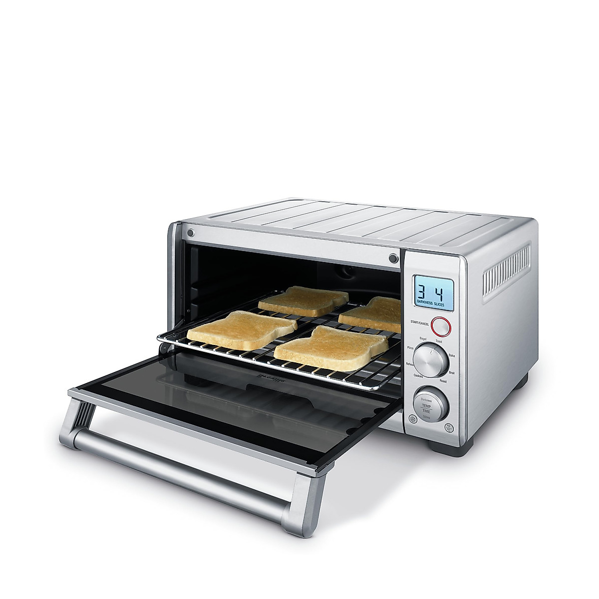 Breville Compact Smart Toaster Oven, Brushed Stainless Steel, BOV650XL