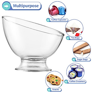 MOLIGOU Coffee Pod Holder Bowl, Coffee Capsule Container, Coffee Pod Storage Organizer for Kitchen Counter